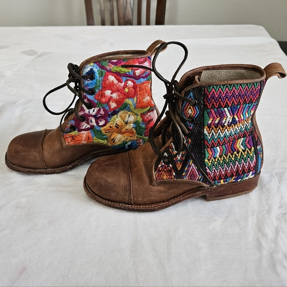 Teysha | Shoes | Teysha Handcrafted Artisian Guatemalan Boots Floral ...